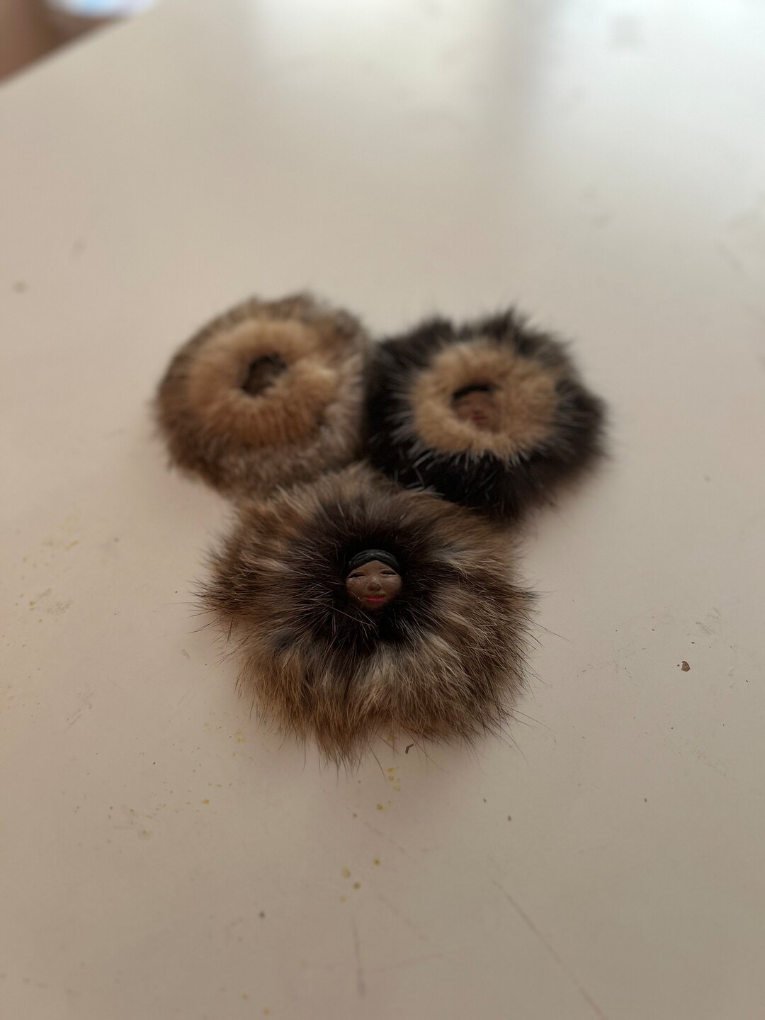 Vintage Eskimo Inuit Alaska Aboriginal Face Brooch Pin or Magnet or ...