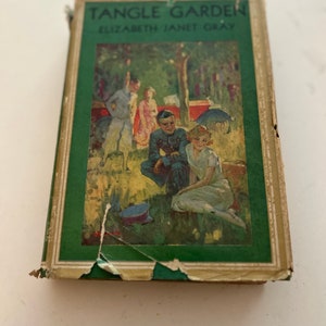 Antique 1928 Book Tangle Garden: A Story for Girls by Elizabeth Janet ...