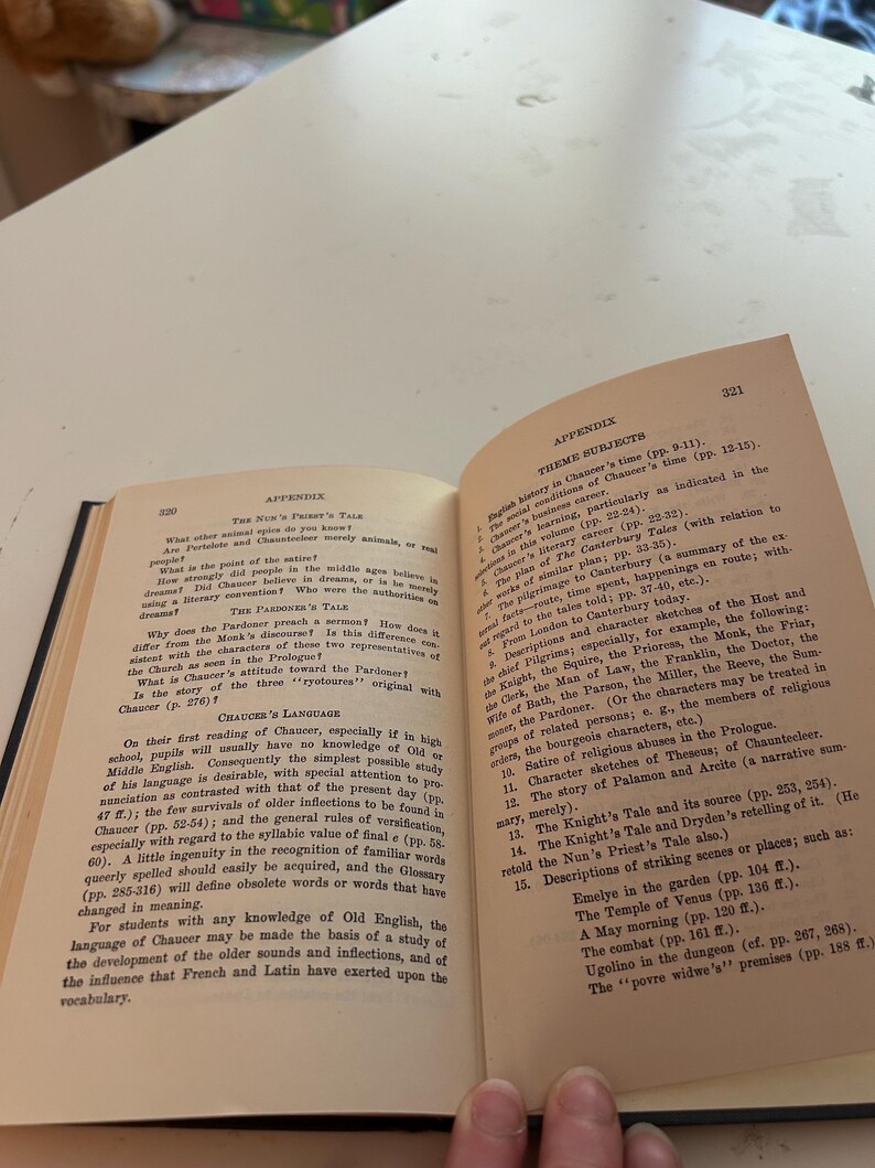 Rare Book: the Lake English Classics, Selections From Chaucer; Edited ...