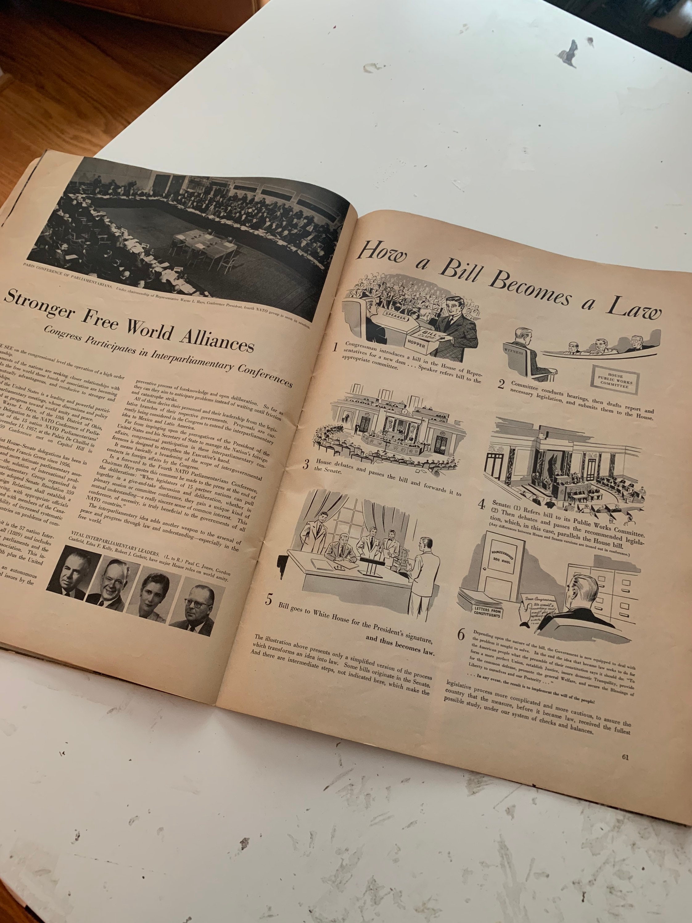 Vintage 1959 the Capitol Magazine/publication; Pictorial Story of the ...