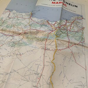 Vintage Pneu Michelin Maps; Carte Michelin; Orleans, Nantes, Limoges ...