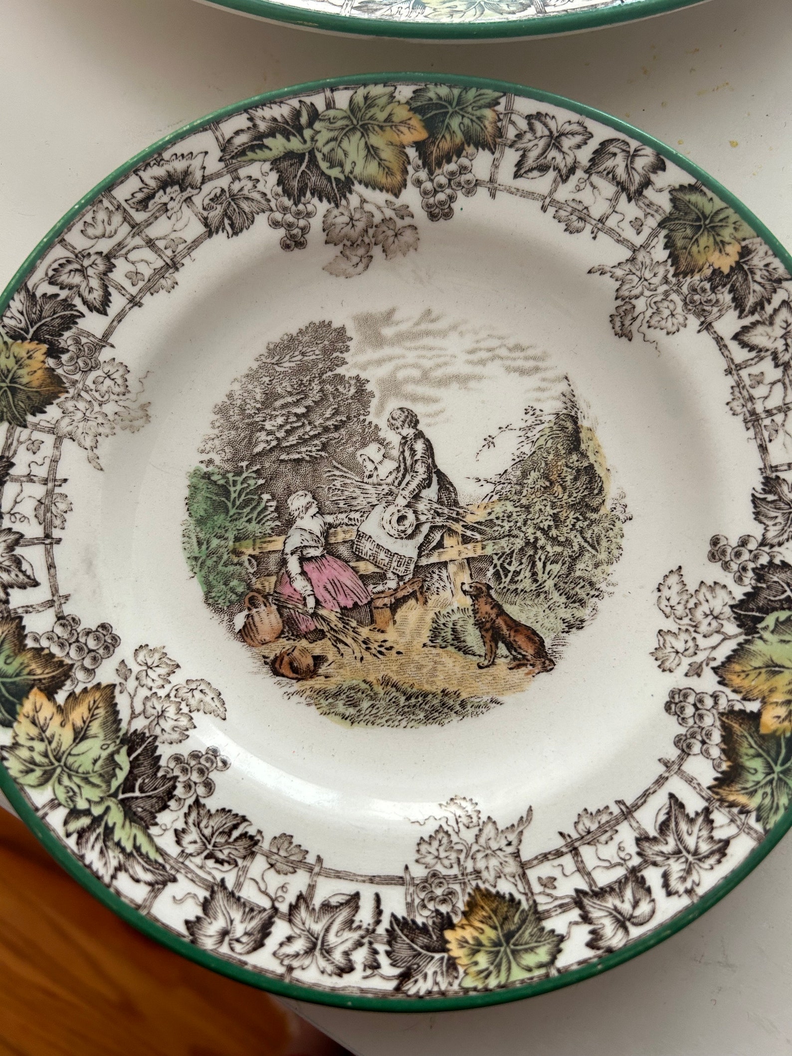 Vintage Copeland Spode Byron Pattern Plates; Various Sized Spode ...