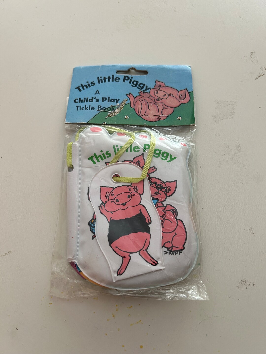 Vintage Soft Book This Little Piggy A Child's Play Tickle Book With ...