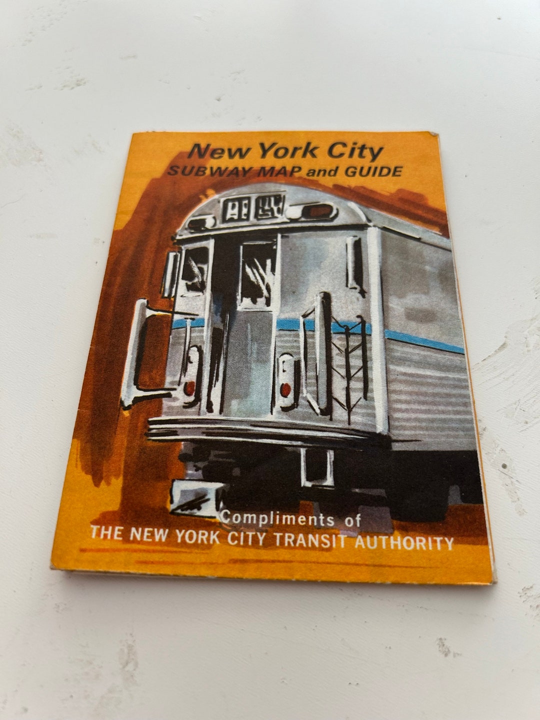 1967 New York City Subway Map and Guide; NYC Transit Authority Route ...