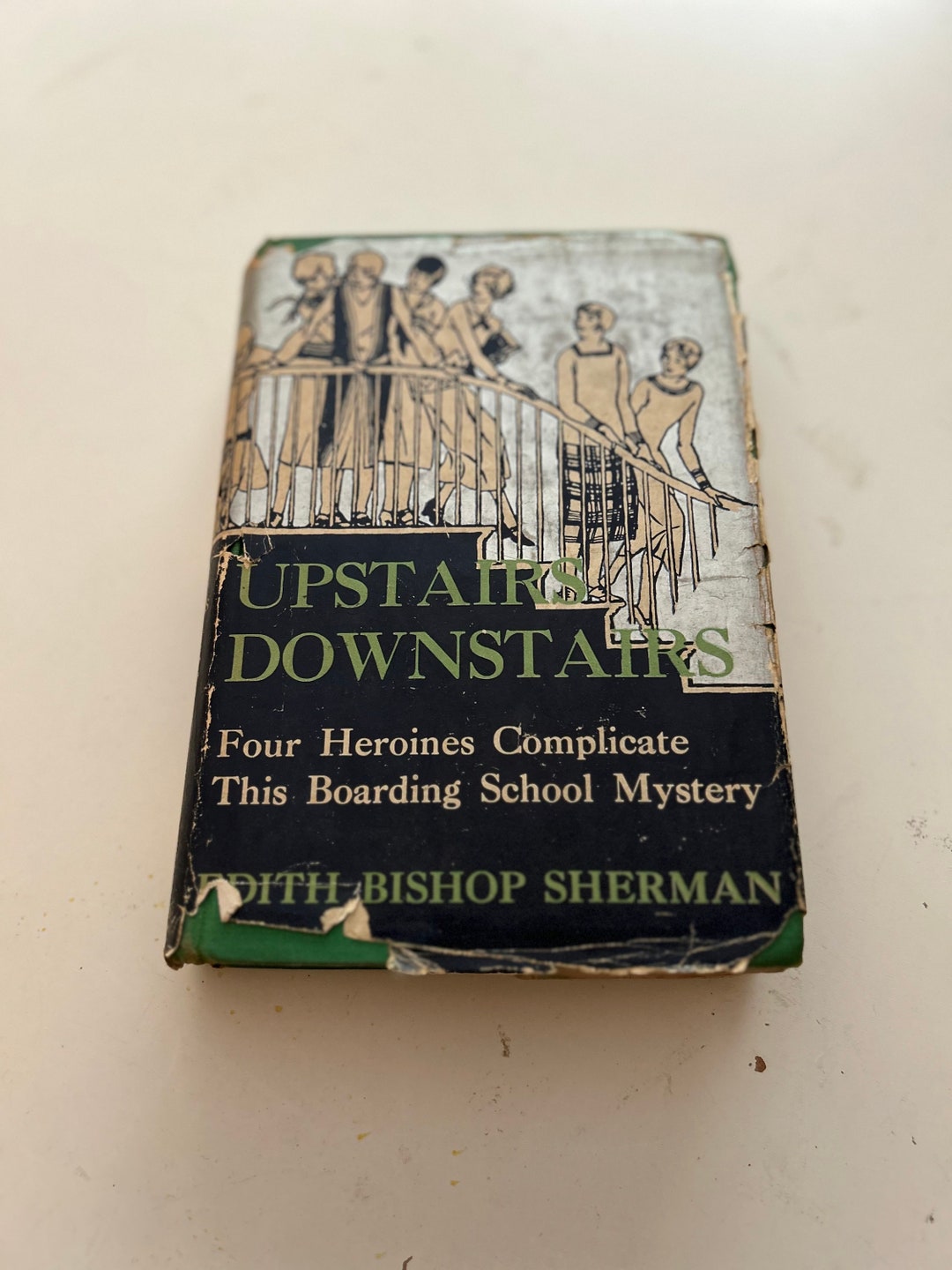Antique 1928 Book Upstairs, Downstairs: A Boarding School Mystery for ...
