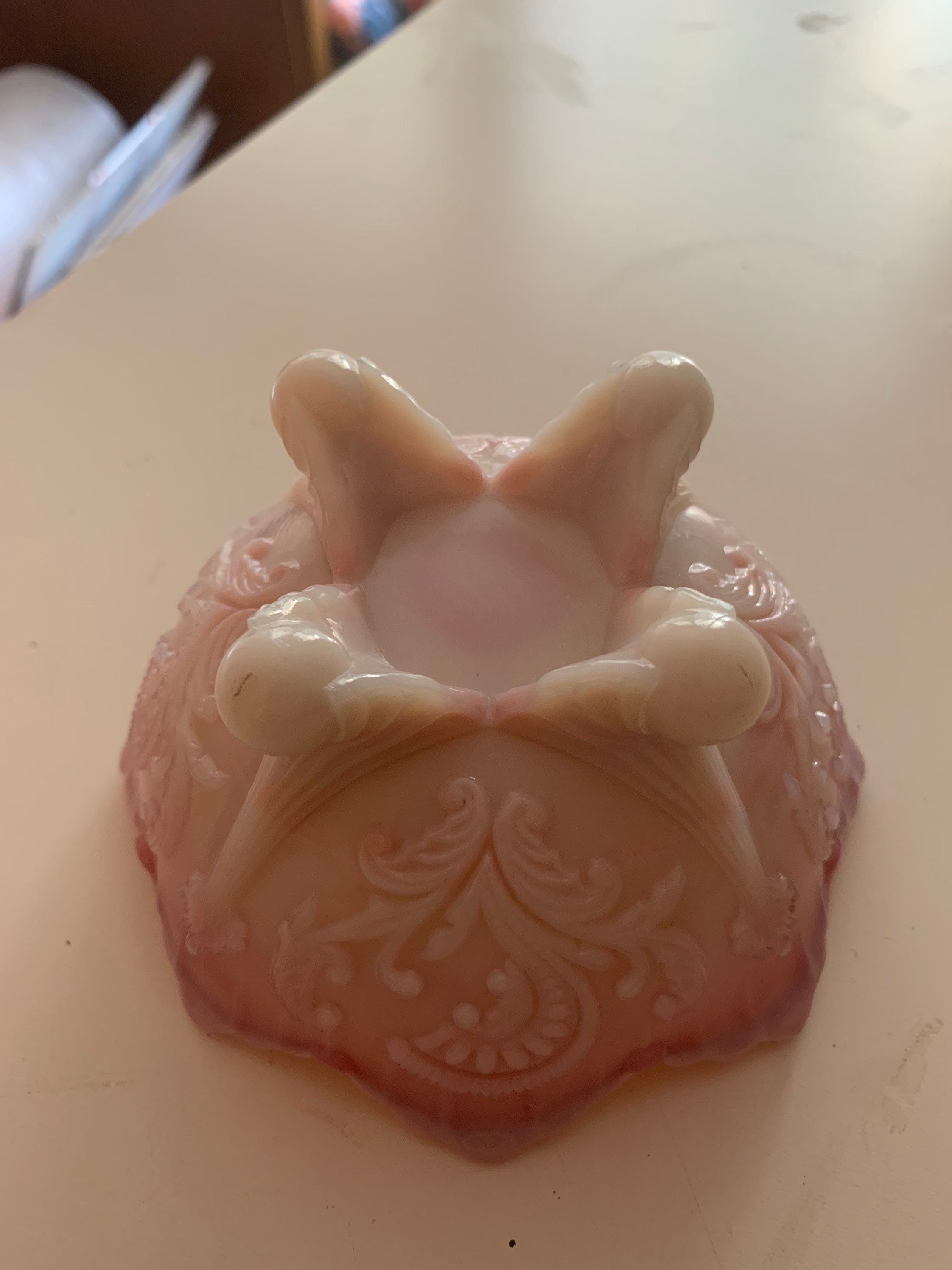 Antique Northwood Dugan Pink Slag Glass Inverted Fan/feather & - Etsy