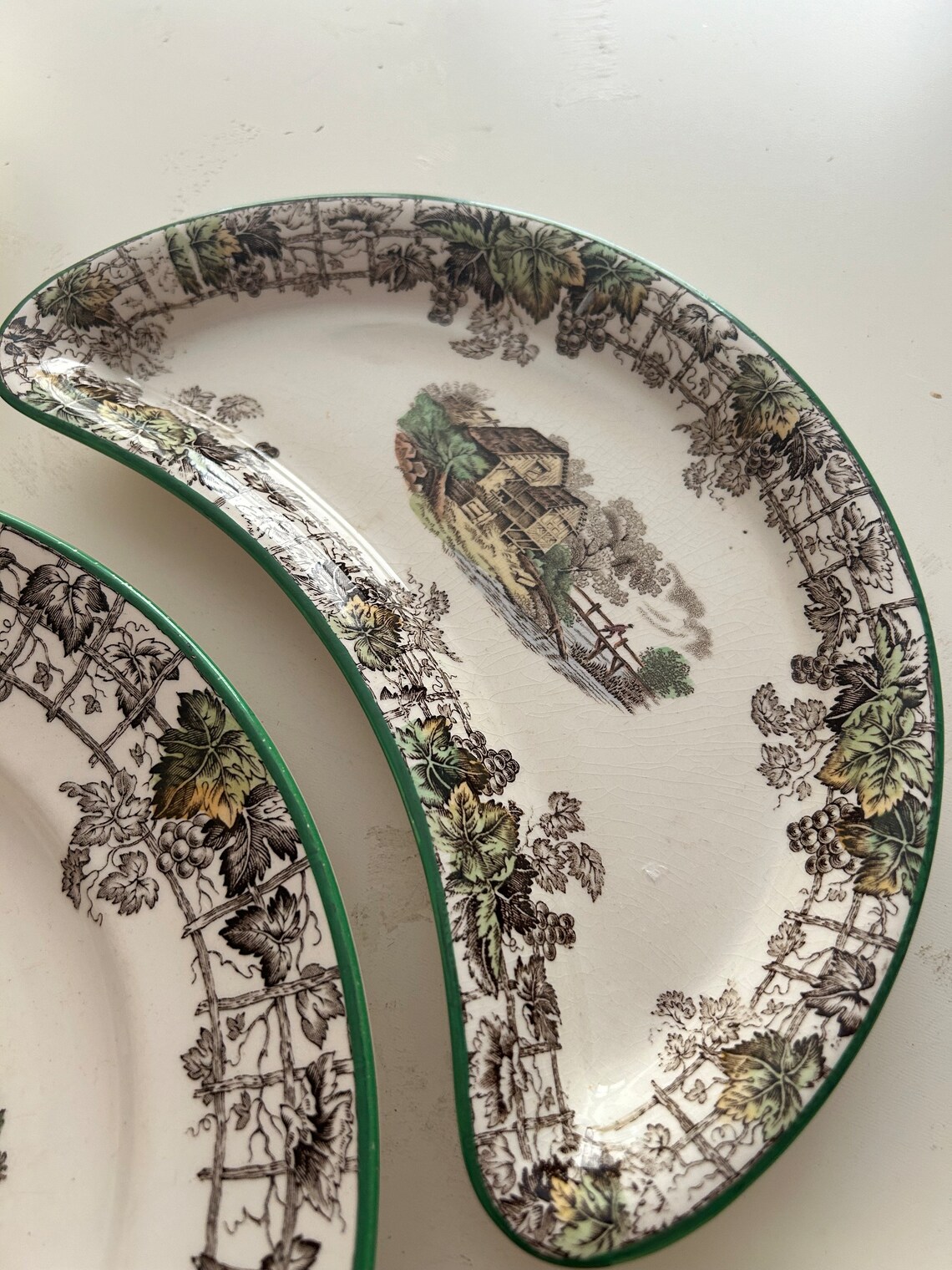 Vintage Copeland Spode Byron Pattern Plates; Various Sized Spode ...