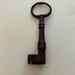 Vintage Skeleton Key Antique Skeleton Key Brass Solid Metal Barrel ...