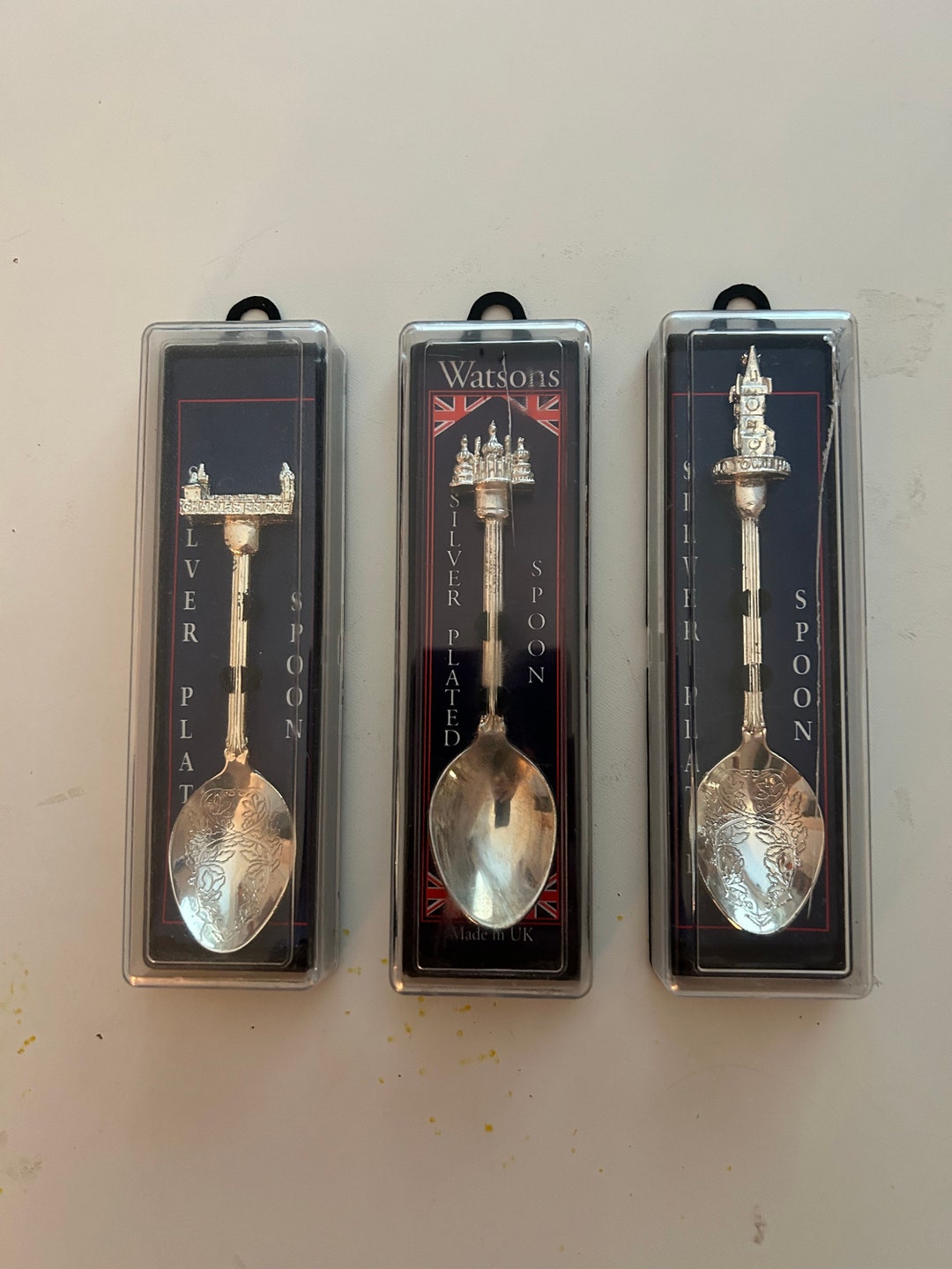 Watsons Britain Silver Plated London Landmark Spoons; Charles Bridge ...