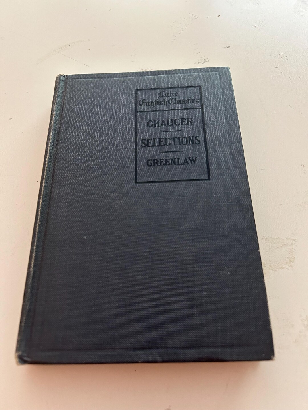 Rare Book: the Lake English Classics, Selections From Chaucer; Edited ...