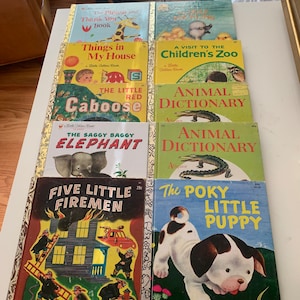 1960's a Little Golden Book; Vintage Children's Books; Collectible ...