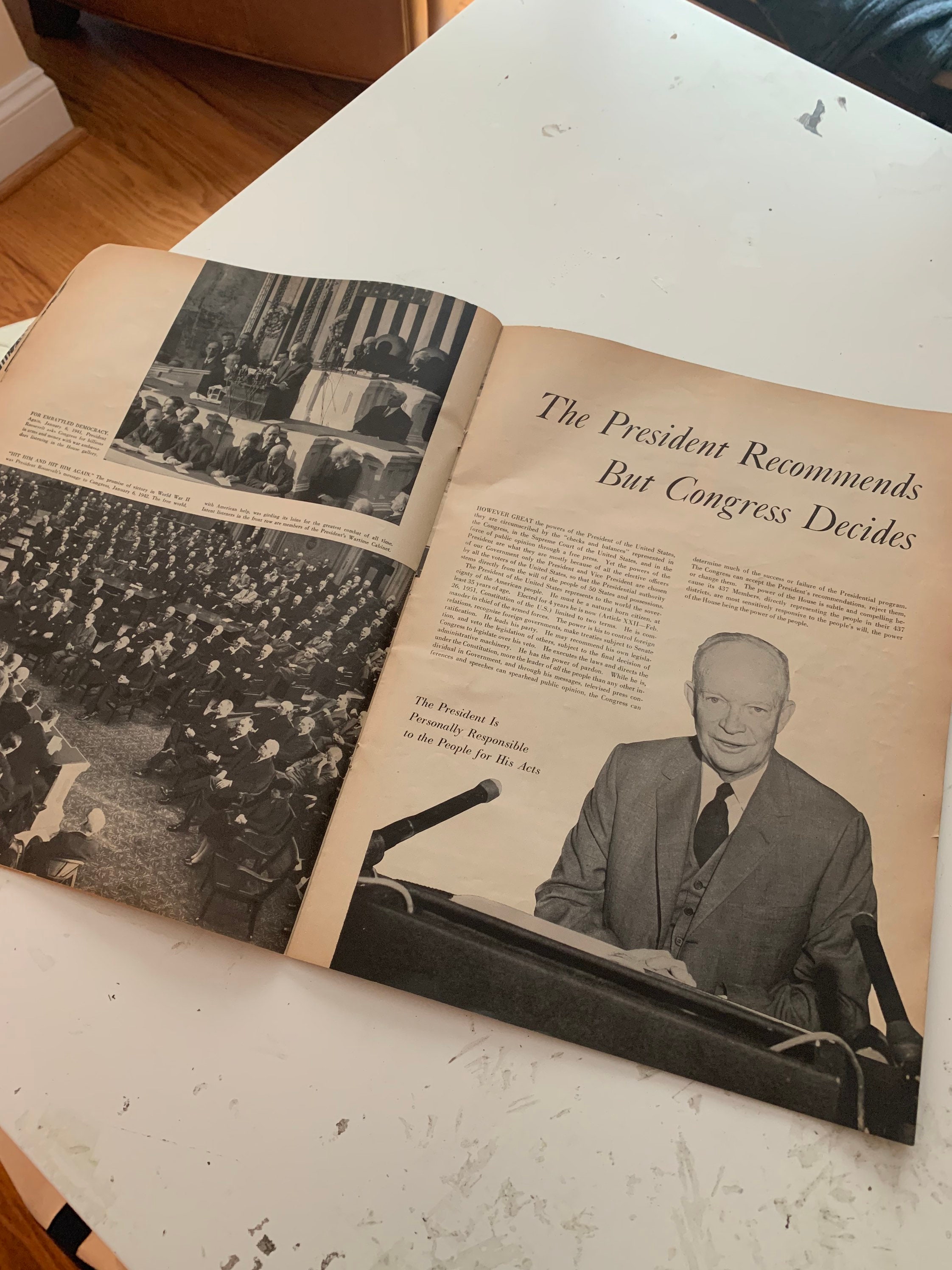 Vintage 1959 the Capitol Magazine/publication; Pictorial Story of the ...