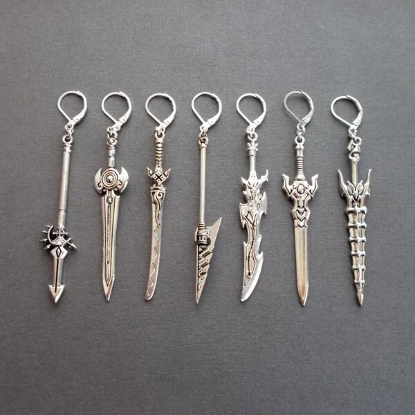 Weapon Earrings - Etsy