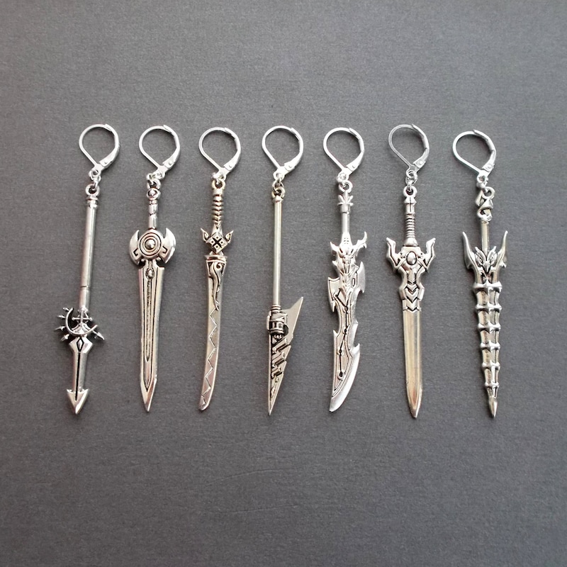Weapon Earrings - Etsy