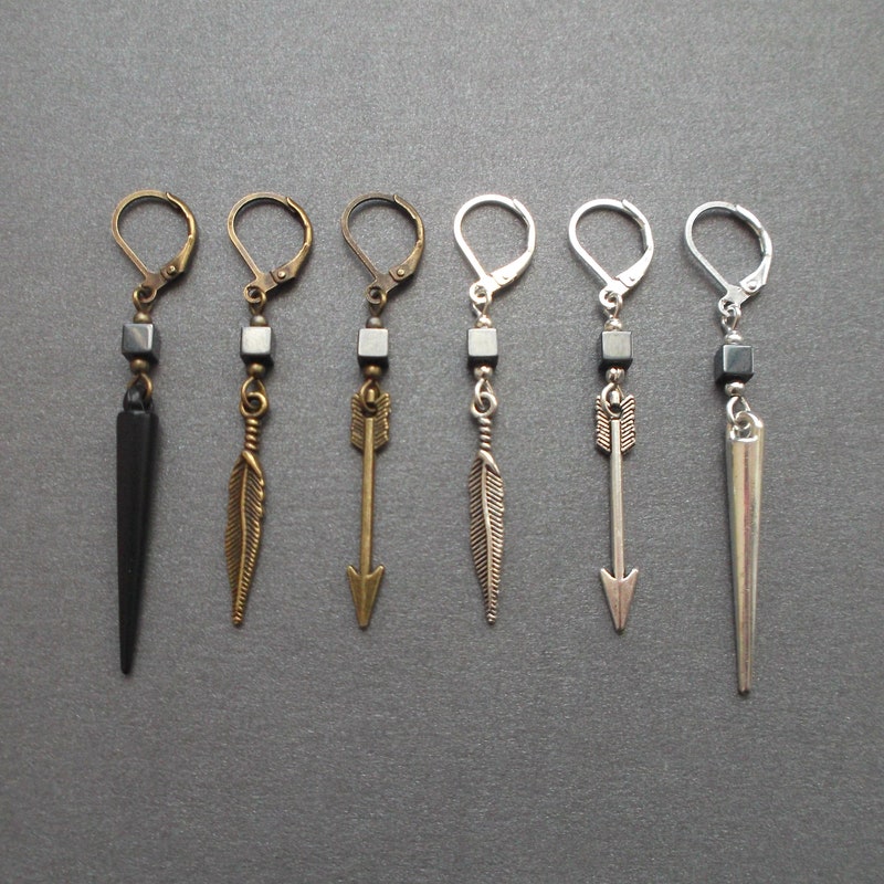 Mens Dangling Earrings - Etsy