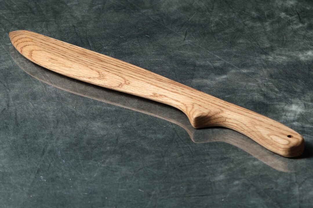 Handcrafted Red Oak Wooden Machete: Rustic Adult Toy - Etsy