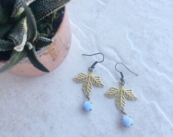 Periwinkle earrings | Etsy