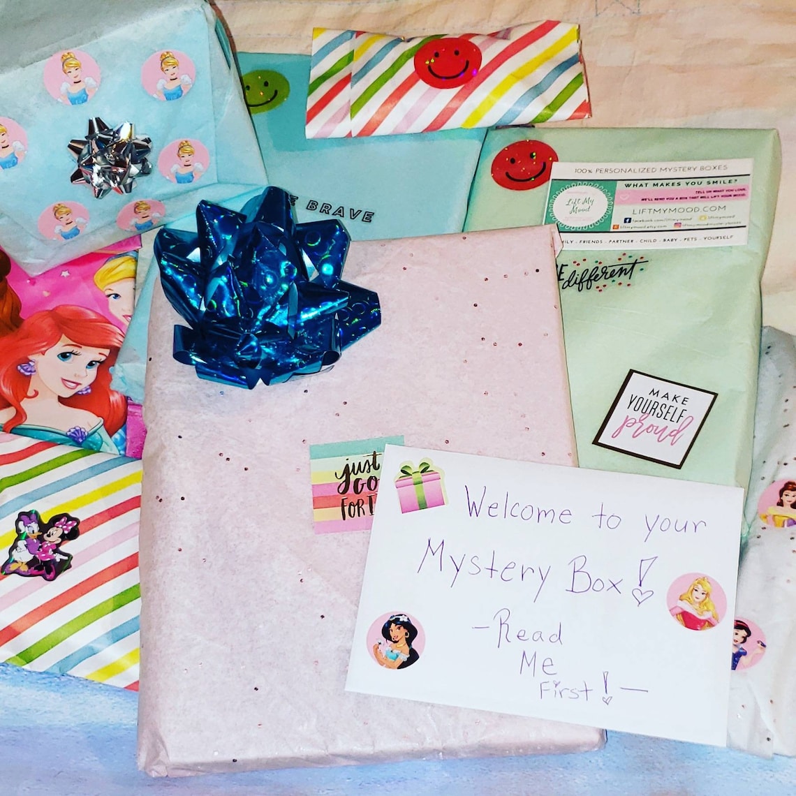 PERSONALIZED Mystery Surprise Box 6-10 Items | Etsy