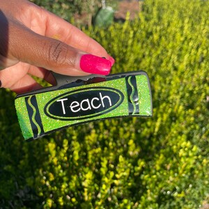 Teacher Hair Clip, Teacher Accessories, Claw Clip - Etsy