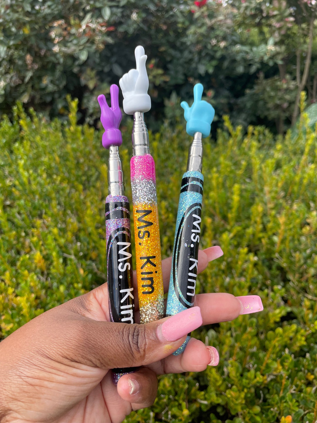 Telescopic Teachers Pointer, Mini Extendable Hand Pointer Finger ...