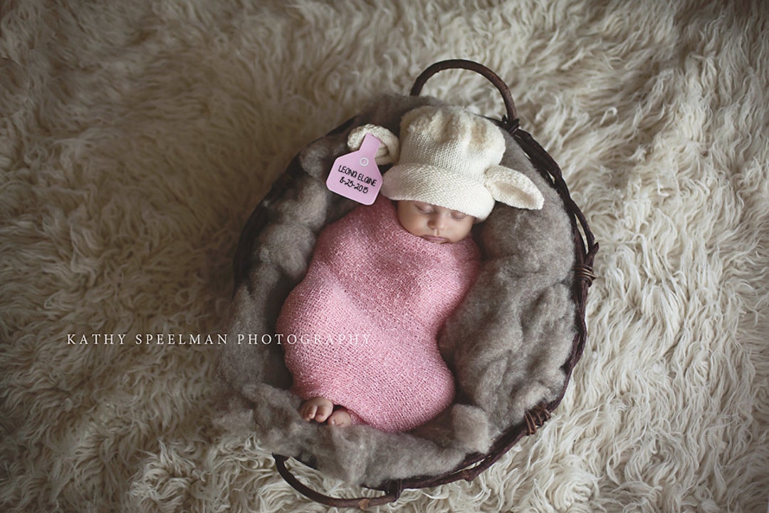 Newborn to 3 Months Little Lamb Hat - Etsy