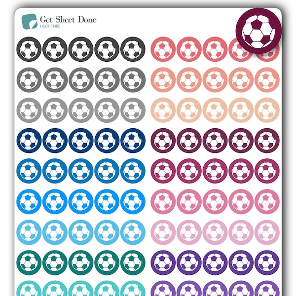 Soccer Scrapbook Stickers - Etsy