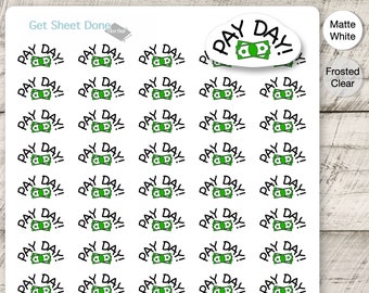 Planner Stickers Pay Bills - Etsy