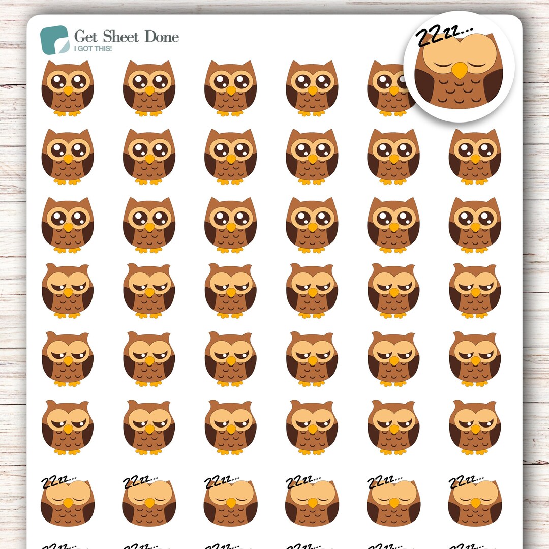 Sleep Tracker Stickers/insomnia Relief/sleep Health/wellness/stress ...