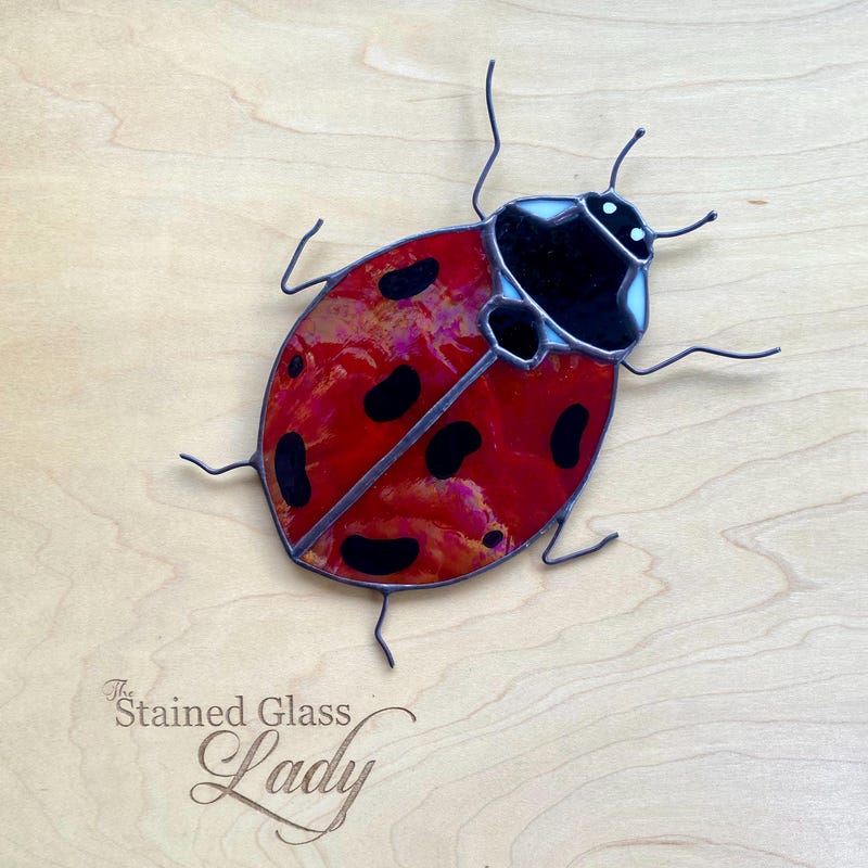 Ladybug Suncatcher - Etsy