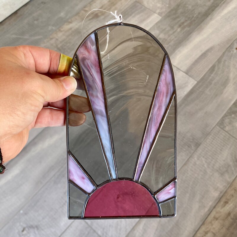 Stained Glass Sunset - Etsy