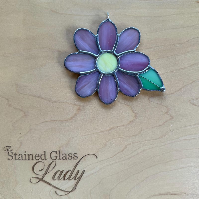 Stained Glass Daisy - Etsy