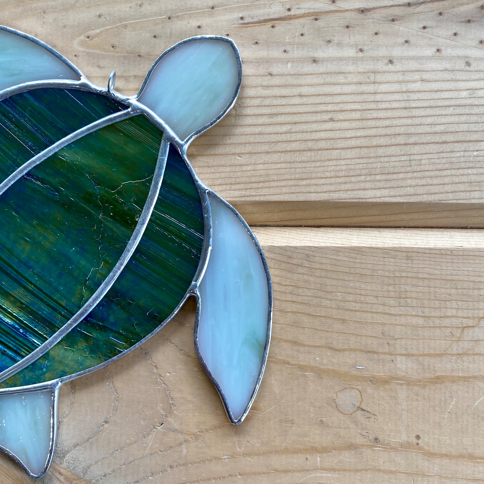 Handcrafted Stained Glass Sea Turtle Suncatcher Window Hanging - Etsy