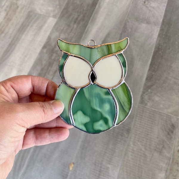 Owl Stained Glass Patterns - Etsy