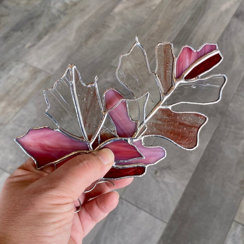 Stained Glass Maple Leaf - Etsy
