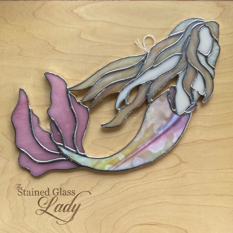 Stain Glass Mermaid - Etsy
