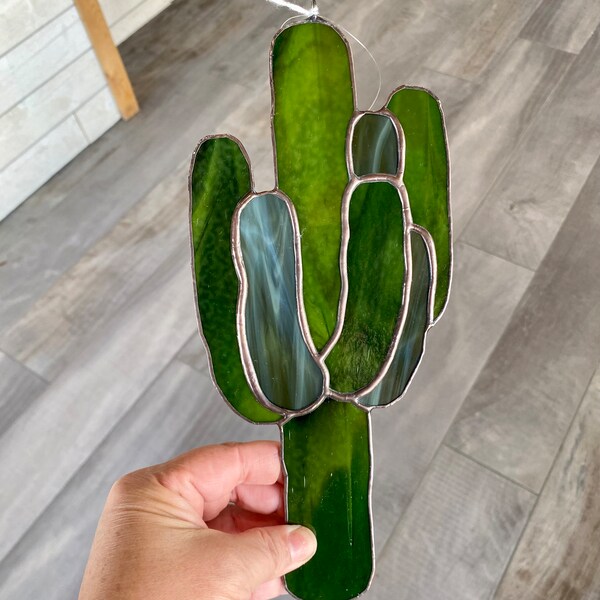 Stained Glass Cactus Windows - Etsy
