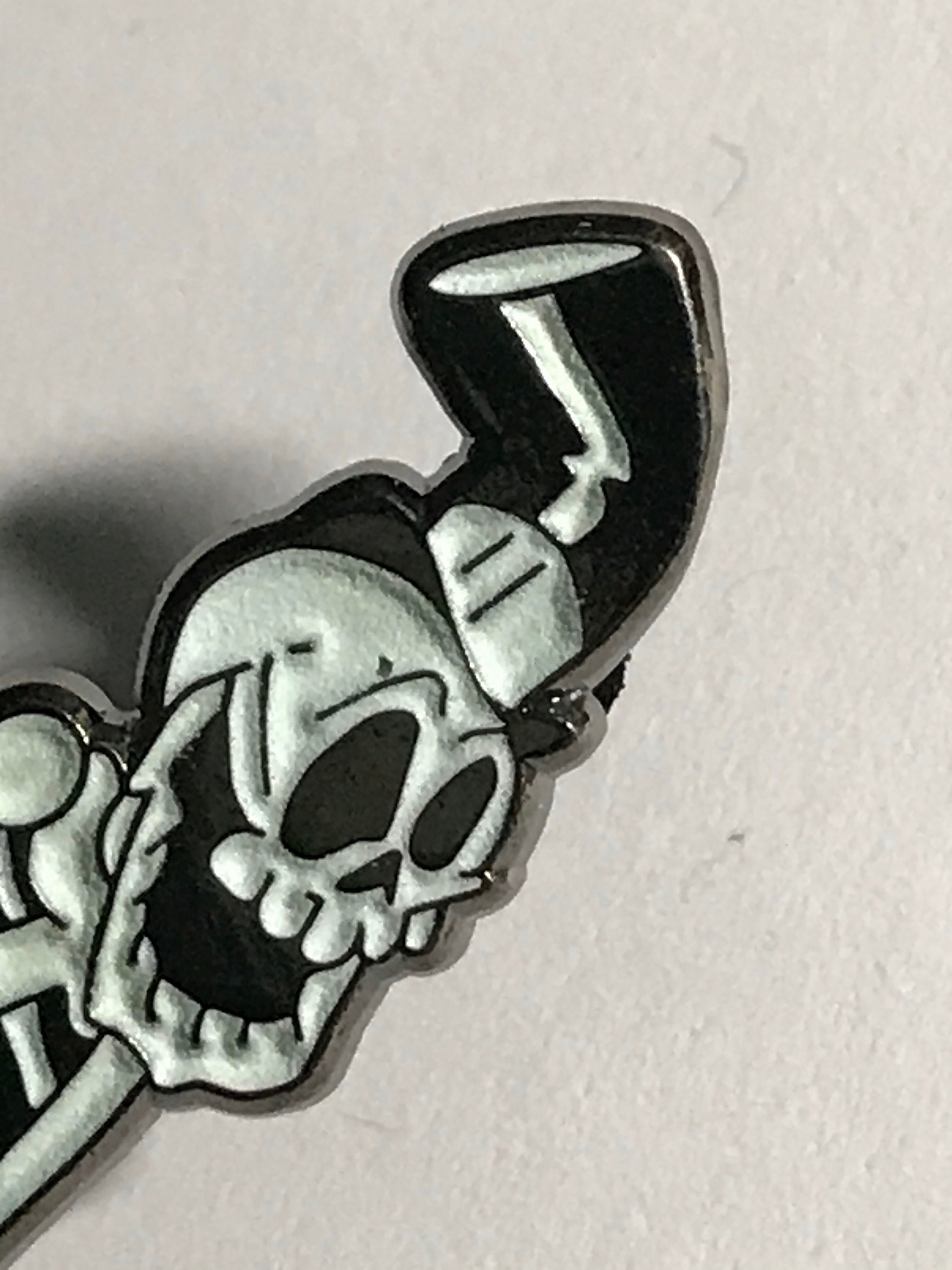 Dapper Skeleton - Soft Enamel Pin - Etsy