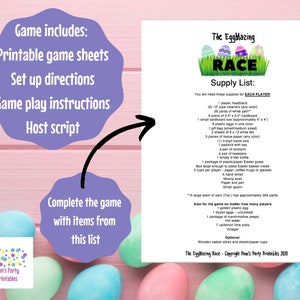 The Eggmazing Race to the Easter Baskets - an Easter Game That is Part ...