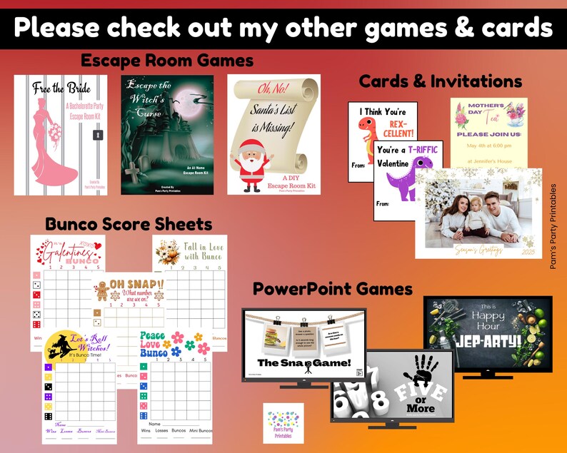 Thanksgiving Scattergories Powerpoint Game Halloween Themed Word Game ...
