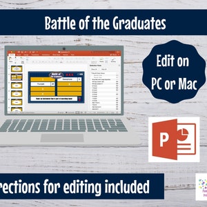 Virtual or Large Screen, High School Battle of the Graduates Game ...