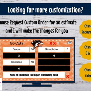 Virtual or Large Screen, High School Battle of the Graduates Game ...