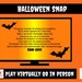 Halloween Snap Game! Memory Game Virtual Zoom Large Screen Powerpoint ...