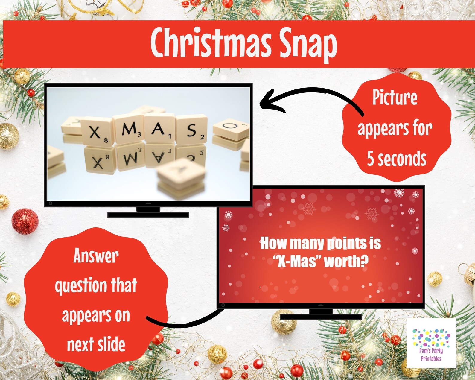Virtual Game Christmas Bundle. Zoom Game Powerpoint Game - Etsy