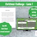 Virtual Game Christmas Challenge GAME 1- Interactive & Editable ...