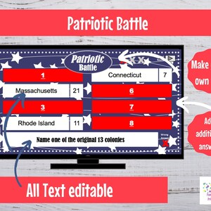 Virtual Game Patriotic Battle for 4th of July, Memorial Day Friendly ...