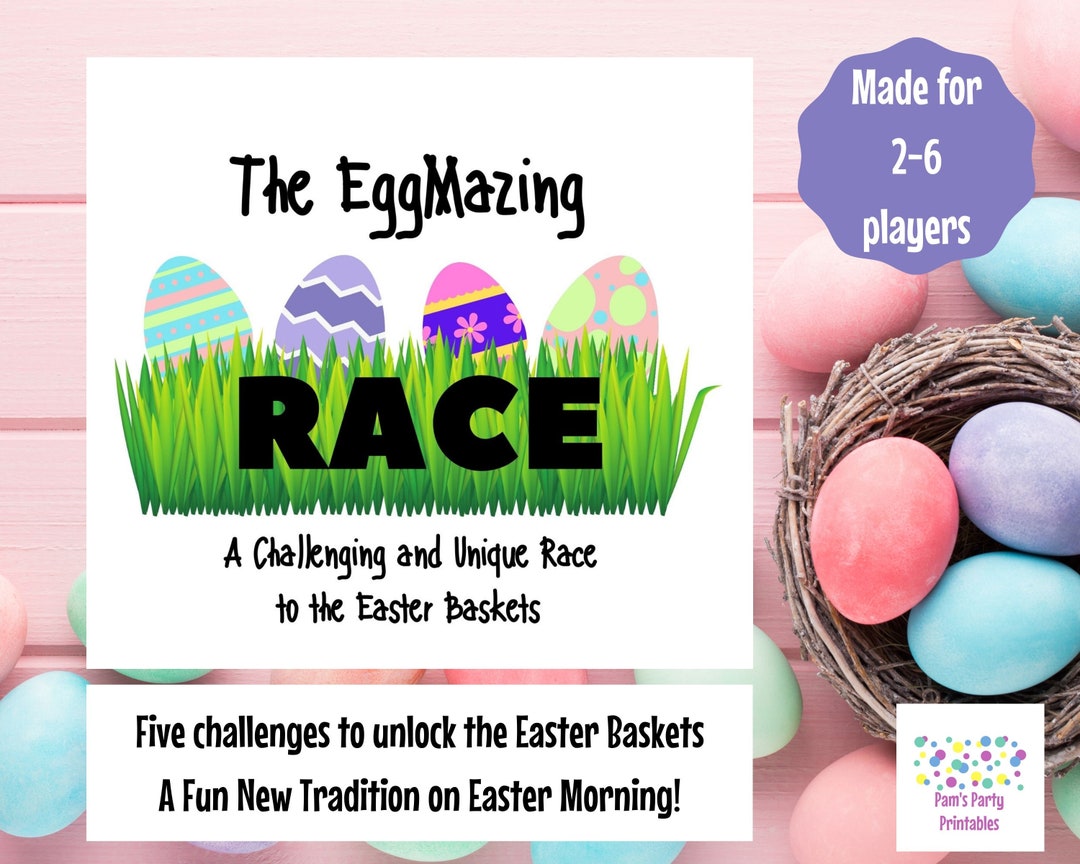 The Eggmazing Race to the Easter Baskets - an Easter Game That is Part ...