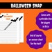 Halloween Snap Game! Memory Game Virtual Zoom Large Screen Powerpoint ...