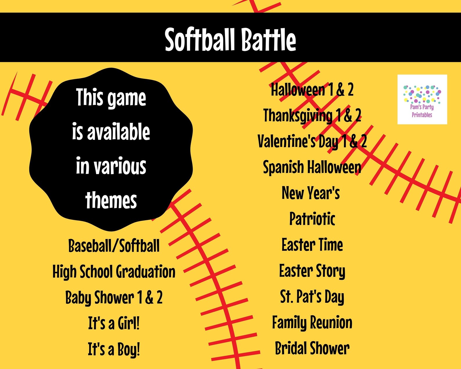 Virtual Game Softball Battle Interactive Powerpoint Game - Etsy