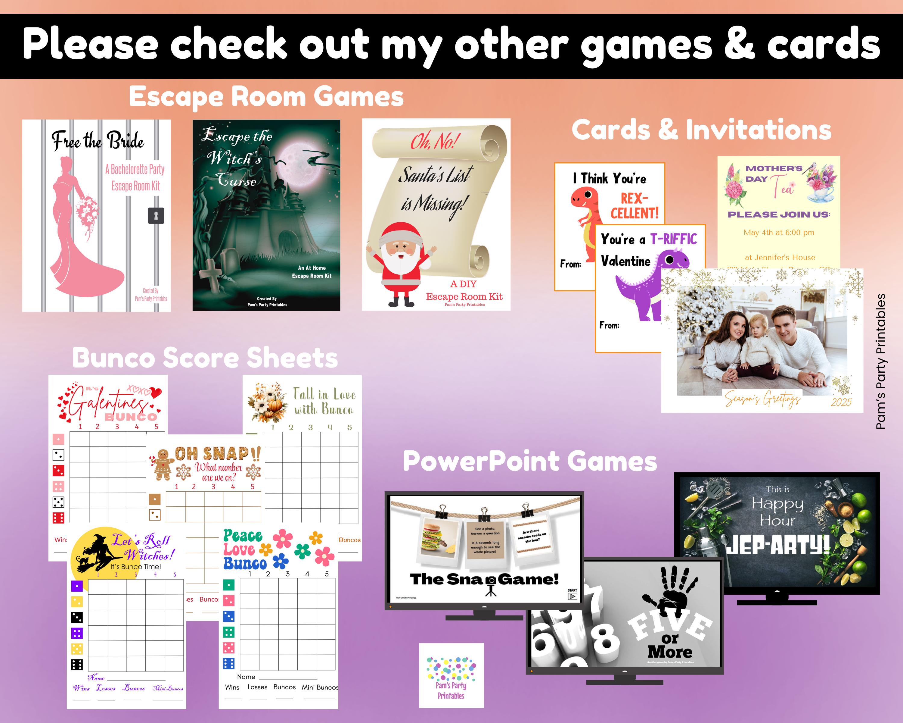 Halloween Snap Memory Game Halloween Theme Powerpoint Game for Teens or ...