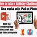 Virtual Holiday Game: Five or More Challenge Powerpoint (digital ...
